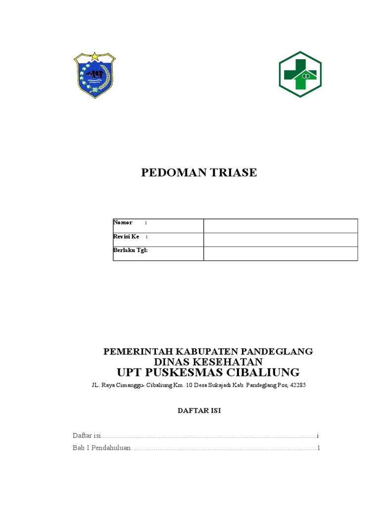 Pedoman Triase | PDF