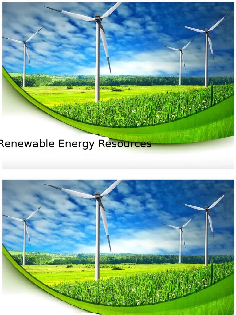 Renewable Energy Resources | PDF | Technology & Engineering