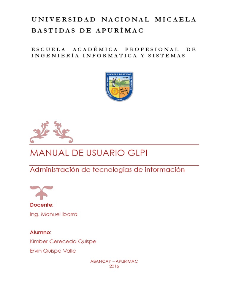 Manual de Usuario GLPI | PDF | Software libre | Software