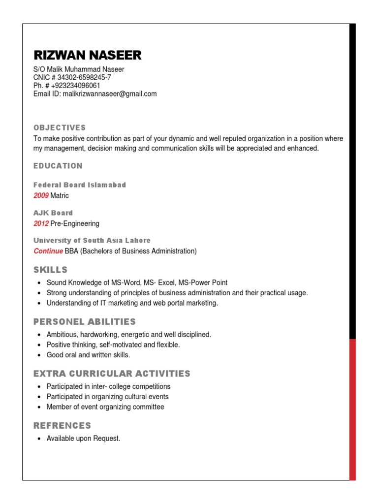 Rizwan Naseer | PDF | Career & Growth | Self-Improvement