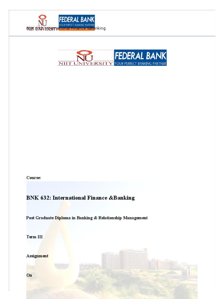BNK 632: International Finance &banking | PDF | Swap (Finance) | Libor