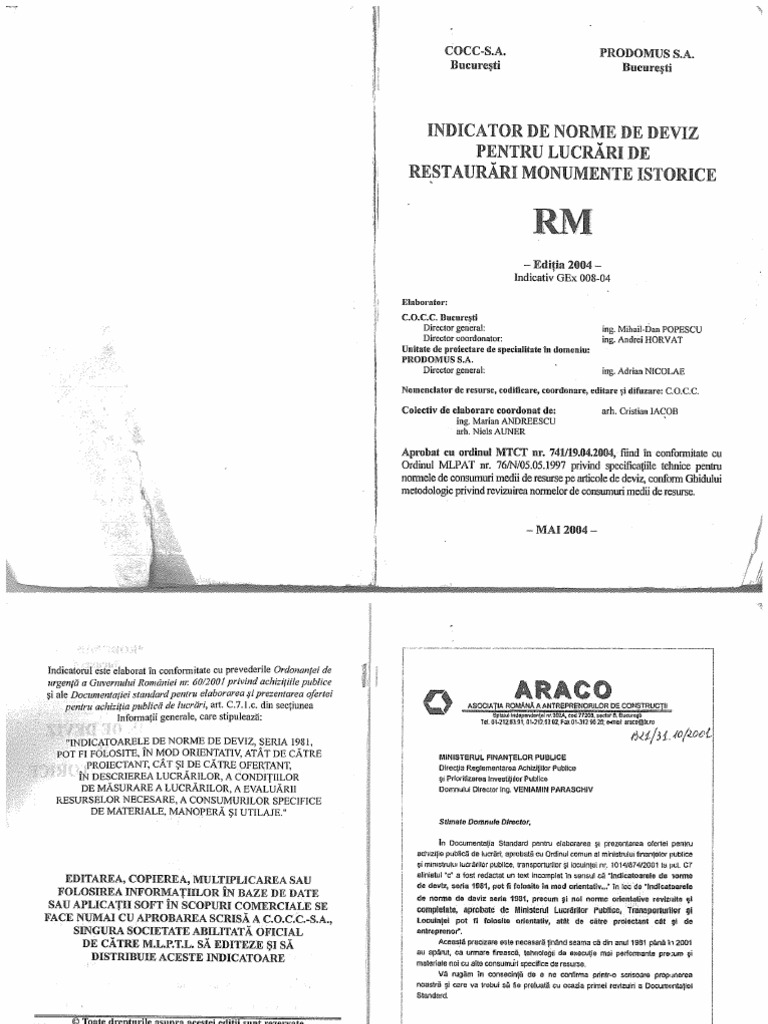 Indicator Norme Deviz RM PDF | PDF