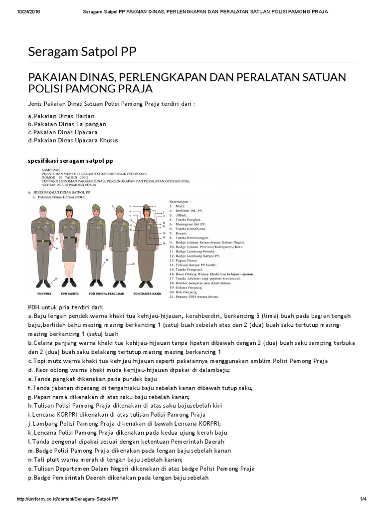 Artikel Seragam Pol PP | PDF | Ilmu Sosial