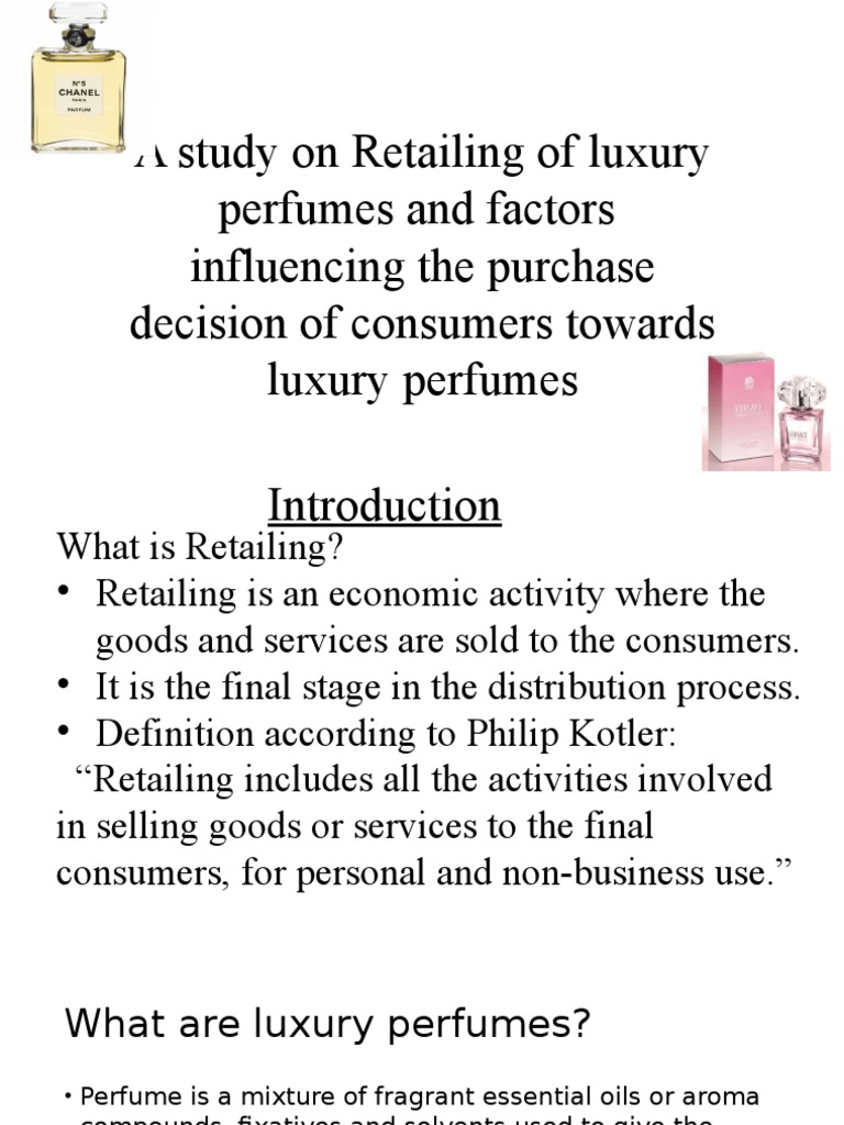 Luxury Perfume Retailing Insights | PDF | Survey Methodology | Perfume