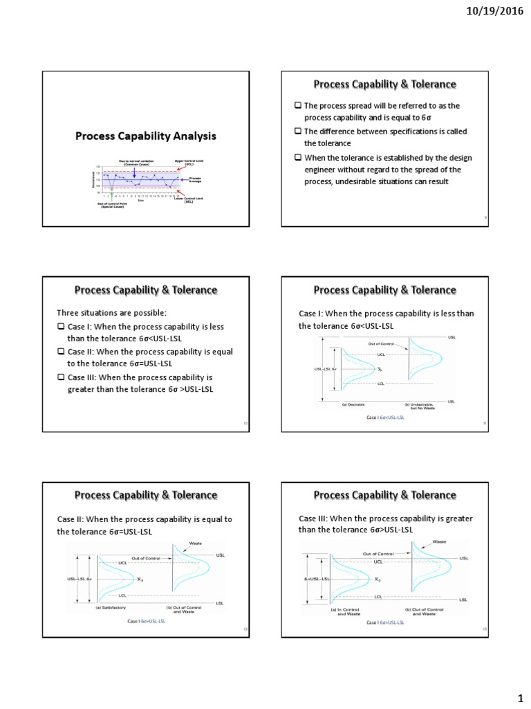 5.2 Process Capability Analysis Rev2A | PDF | Engineering Tolerance ...