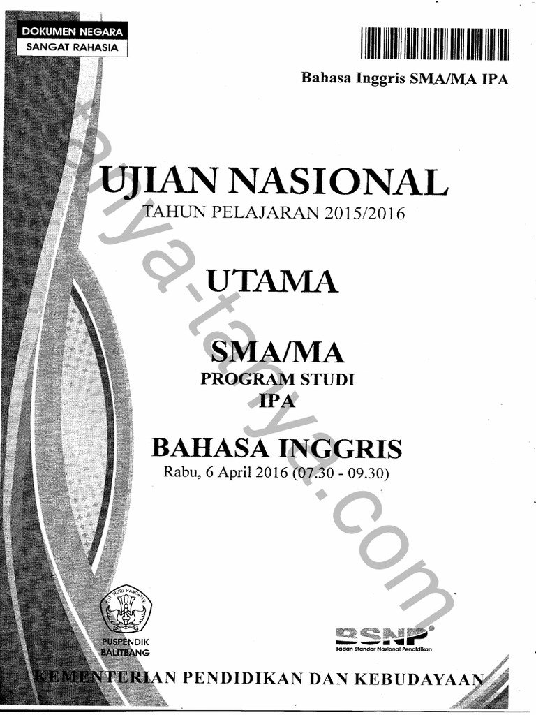 B.ing Ipa 2016 | PDF | Ular | Motor