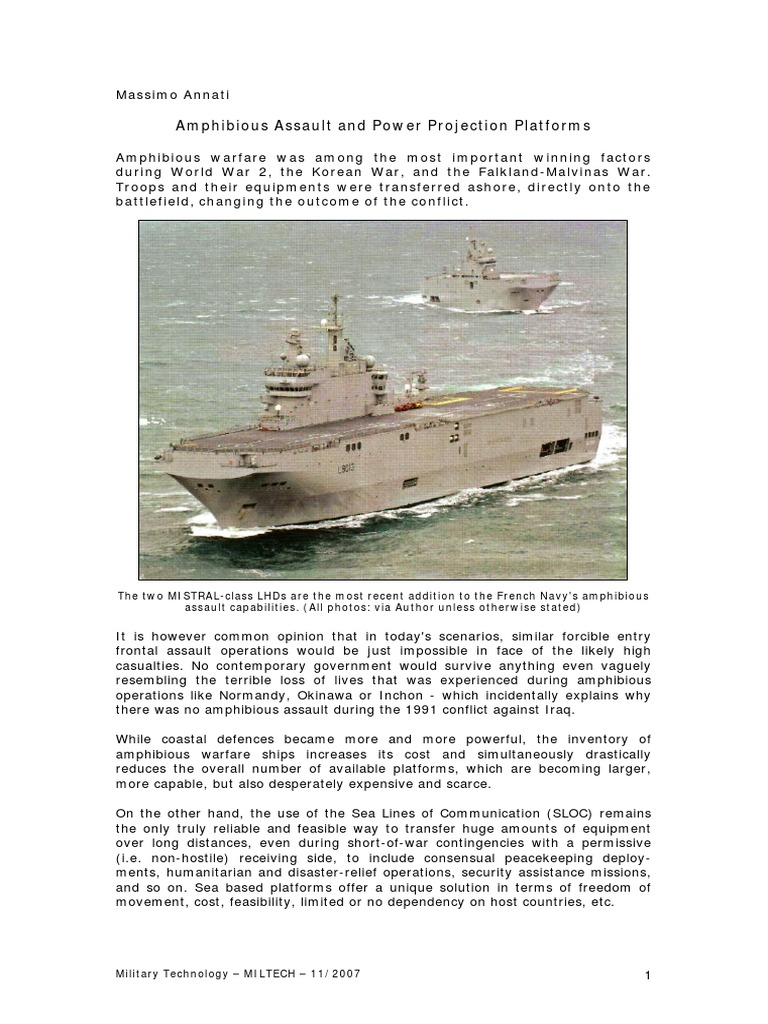 Advancing Amphibious Assault: Trends in Modern Amphibious Warfare Ship ...