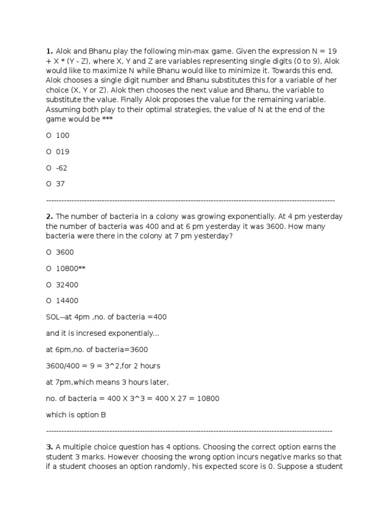 Tcs Question Paper | PDF | Perfume | Teaching Mathematics