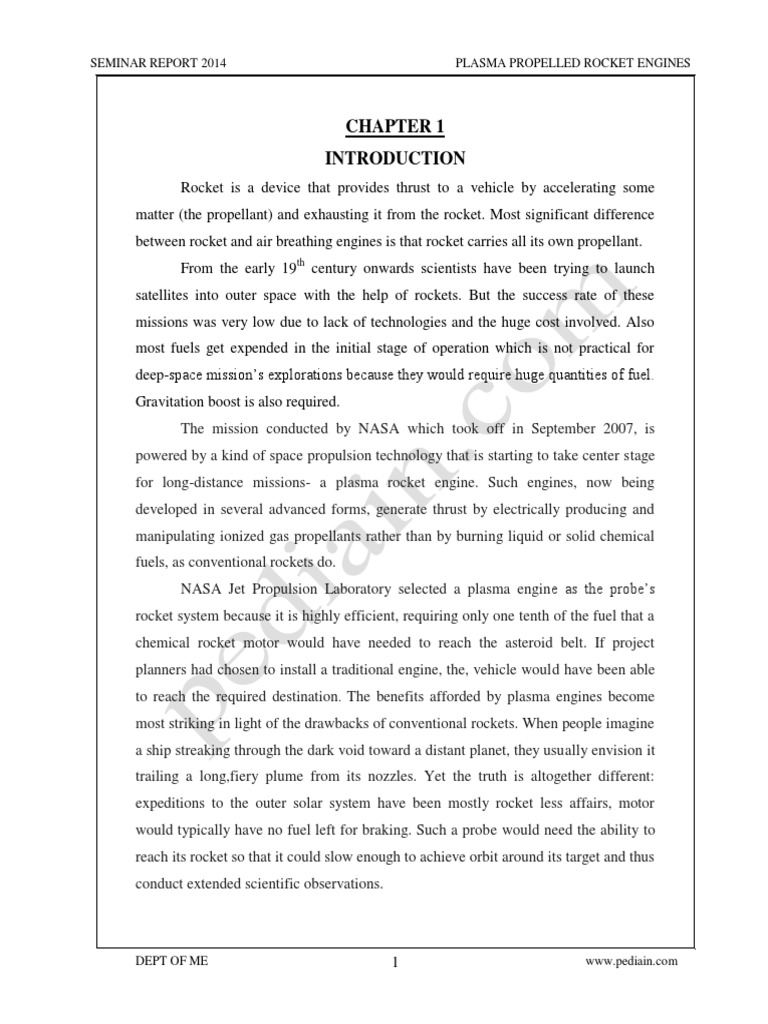 An In-Depth Analysis of Plasma Propelled Rocket Engines and Their ...