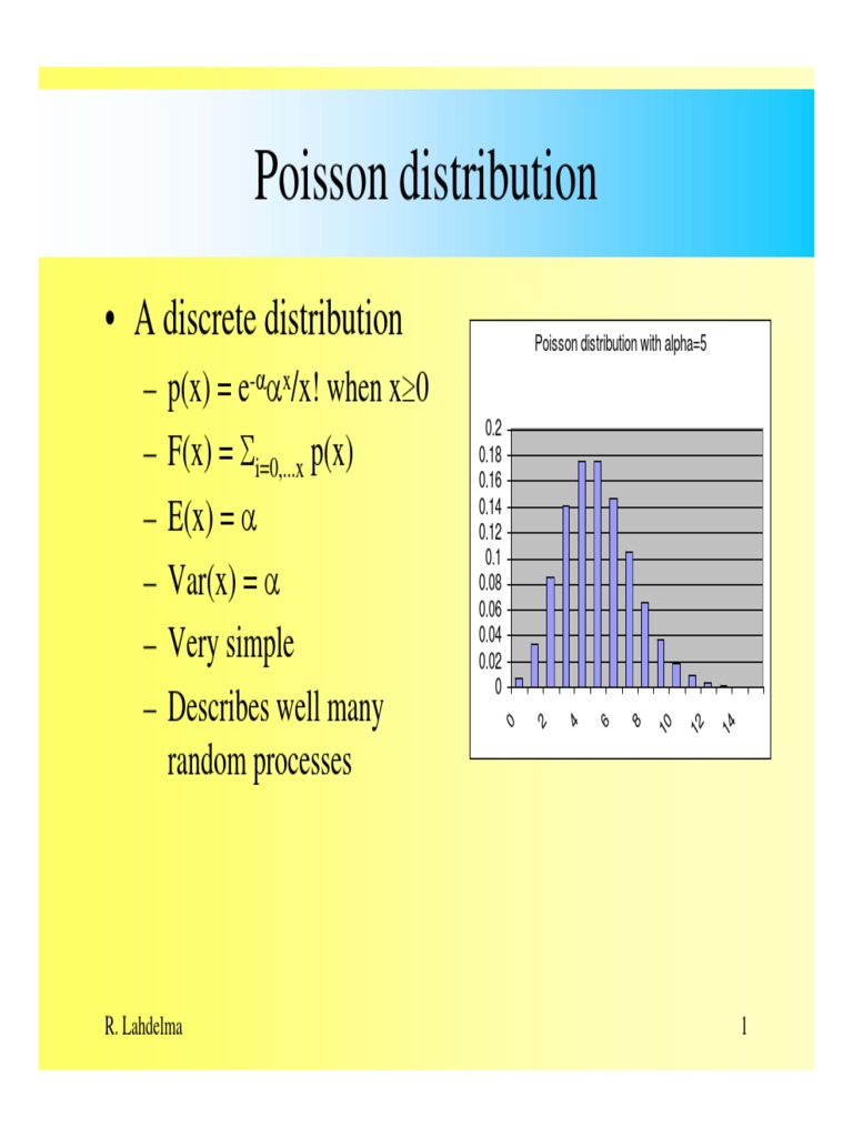 Poisson | PDF | Poisson Distribution | Teaching Mathematics