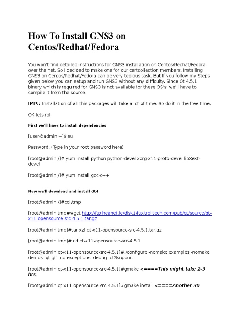 A Step-by-Step Guide to Installing and Configuring GNS3 on CentOS ...