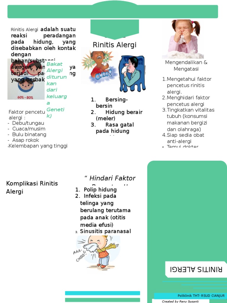 Leaflet Rinitis Alergi | PDF