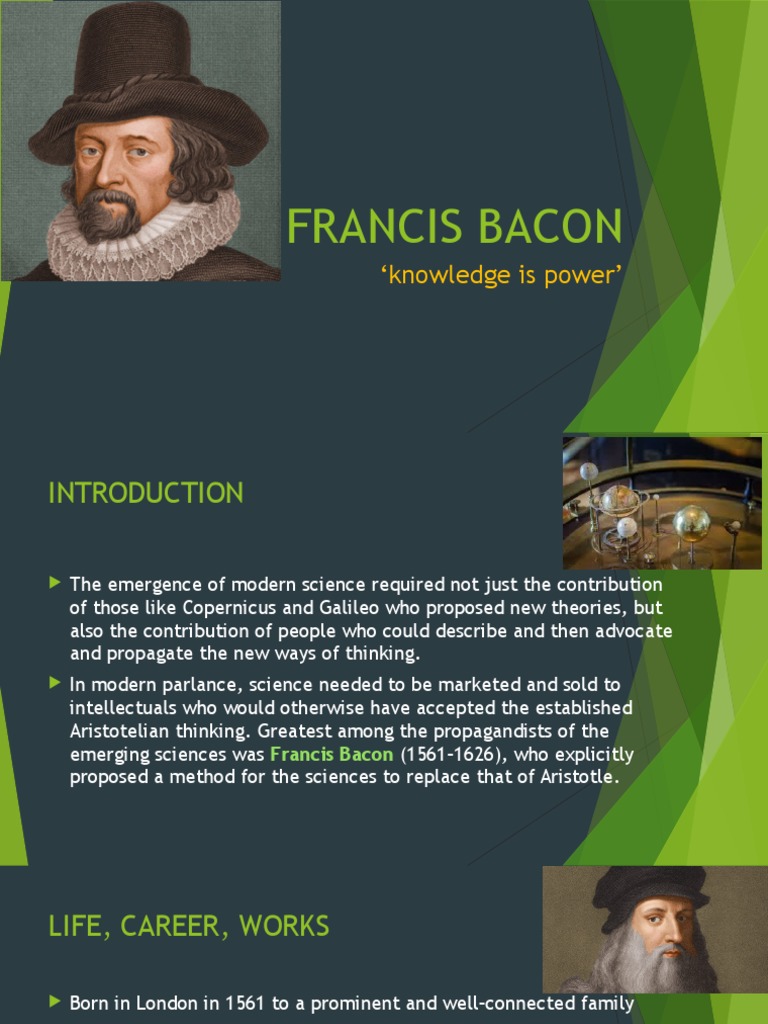 Francis Bacon: Knowledge Is Power' | Download Free PDF | Inductive ...