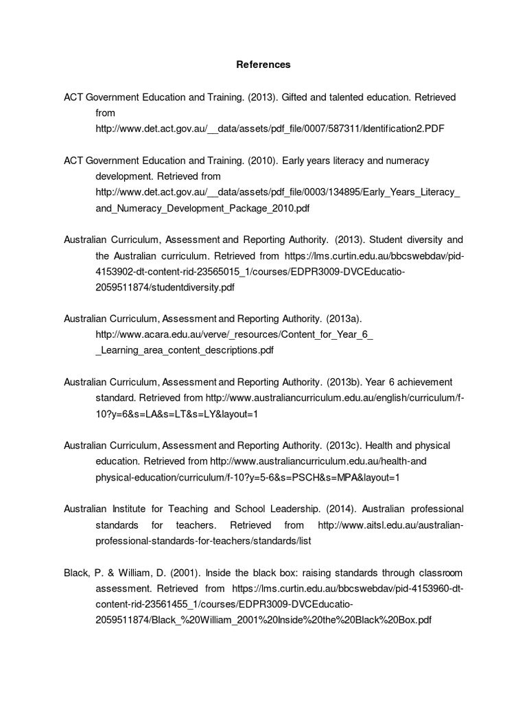 Educational Assessment References | PDF | Educational Assessment ...
