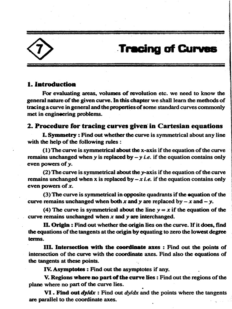Curve Tracing 2 PDF | PDF | Circle | Elementary Mathematics