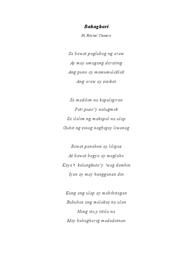 Bahaghari | PDF