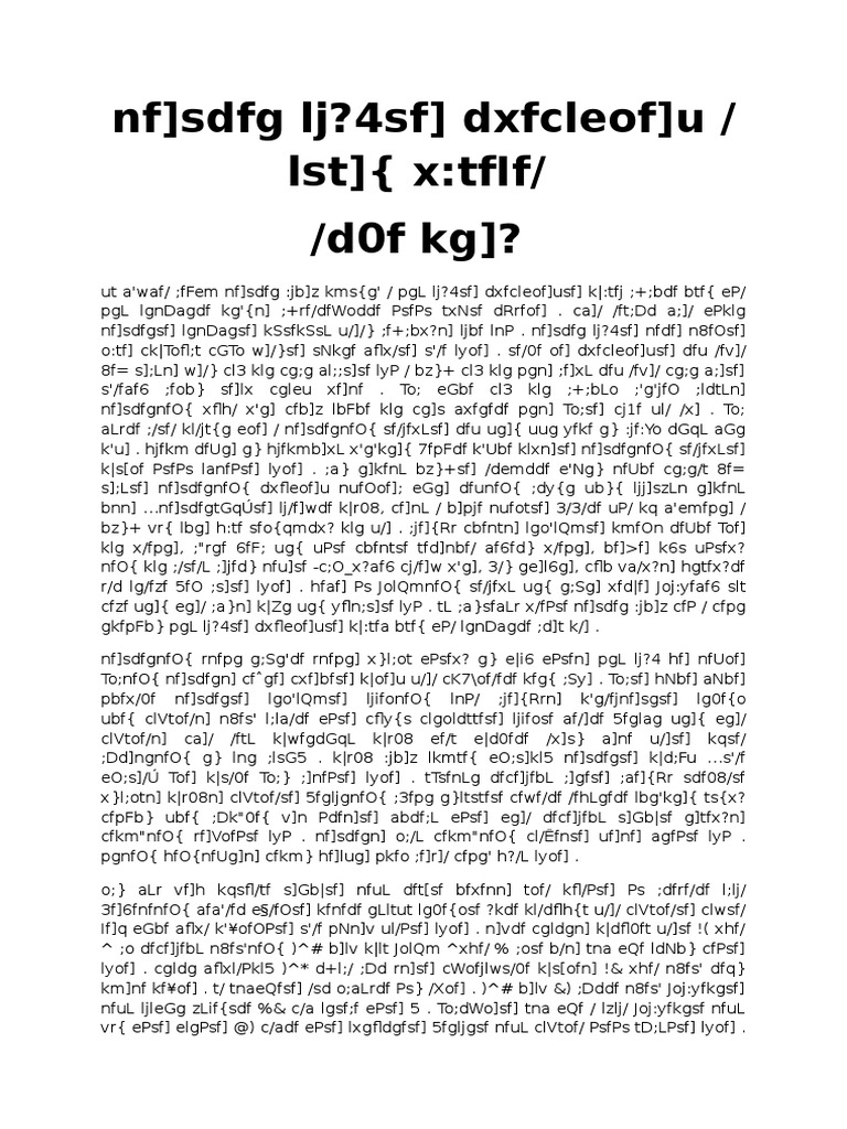 NF) SDFG Lj?4Sf) Dxfcleof) U / LST) (X:Tfif/ /D0F KG) ? | PDF