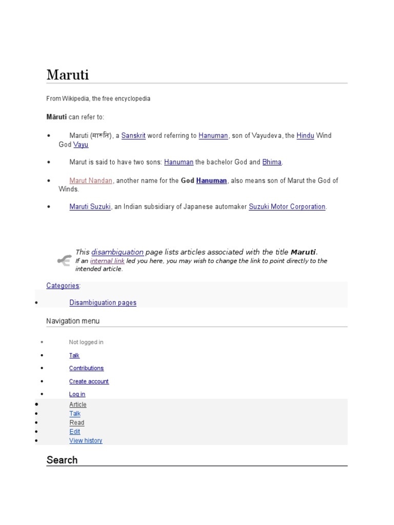 Maruti: Meaning and Associations | PDF | Computers