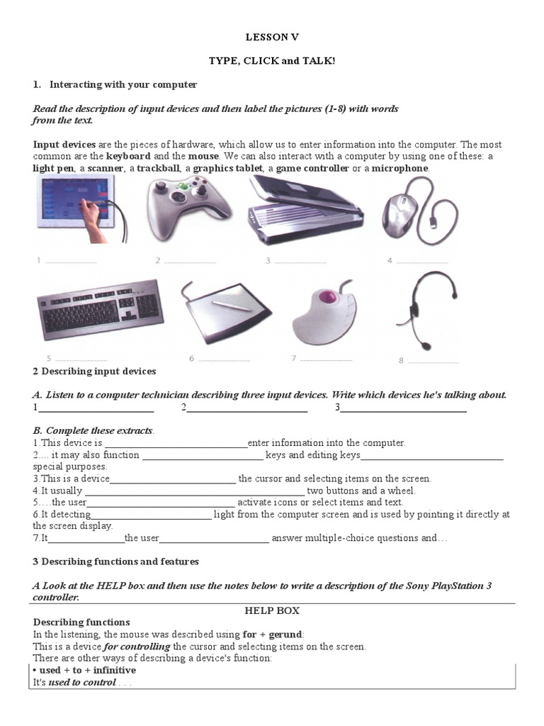 Lesson V | PDF | Computer Keyboard | Digital Technology