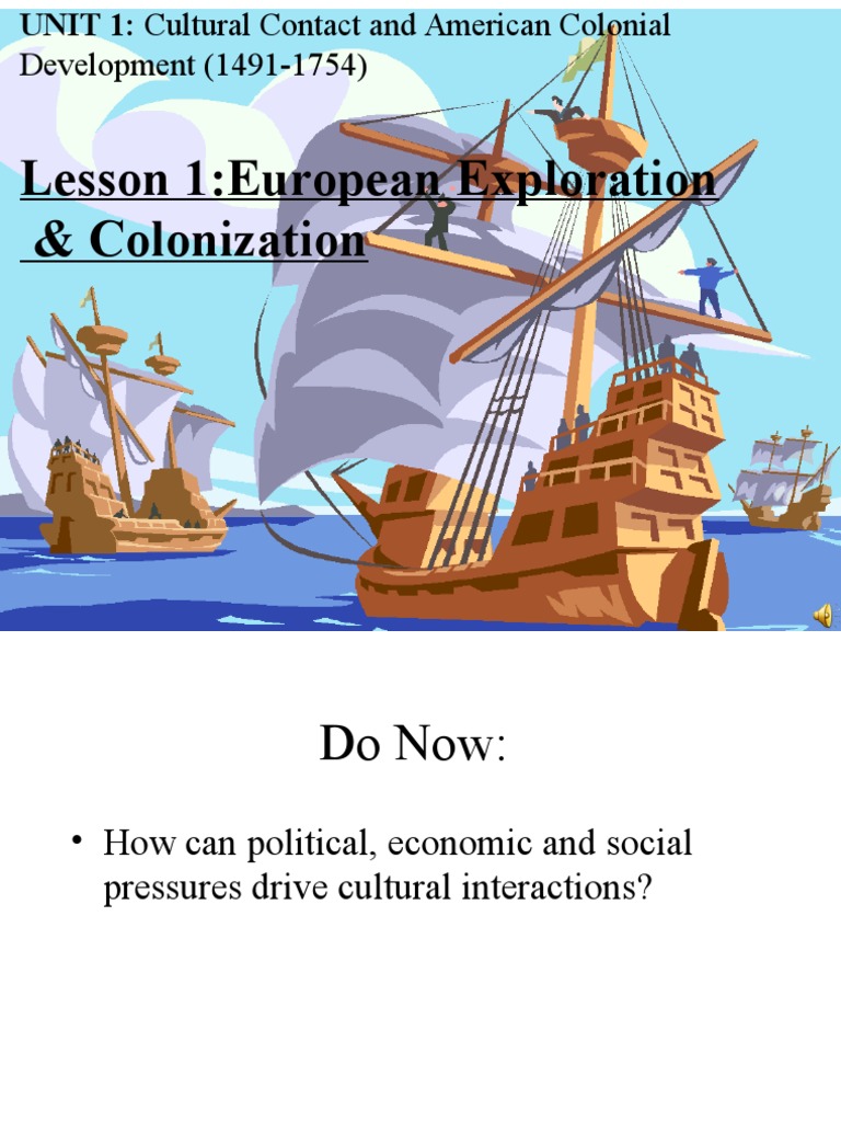 European Exploration and Colonization Overview | PDF | Exploration ...