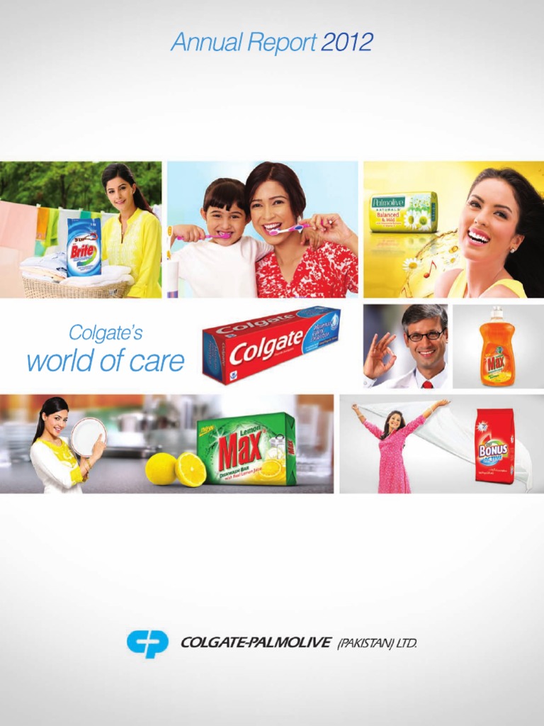 Colgate Pakistan Financial Report 2012 Pdf Financial Audit Board