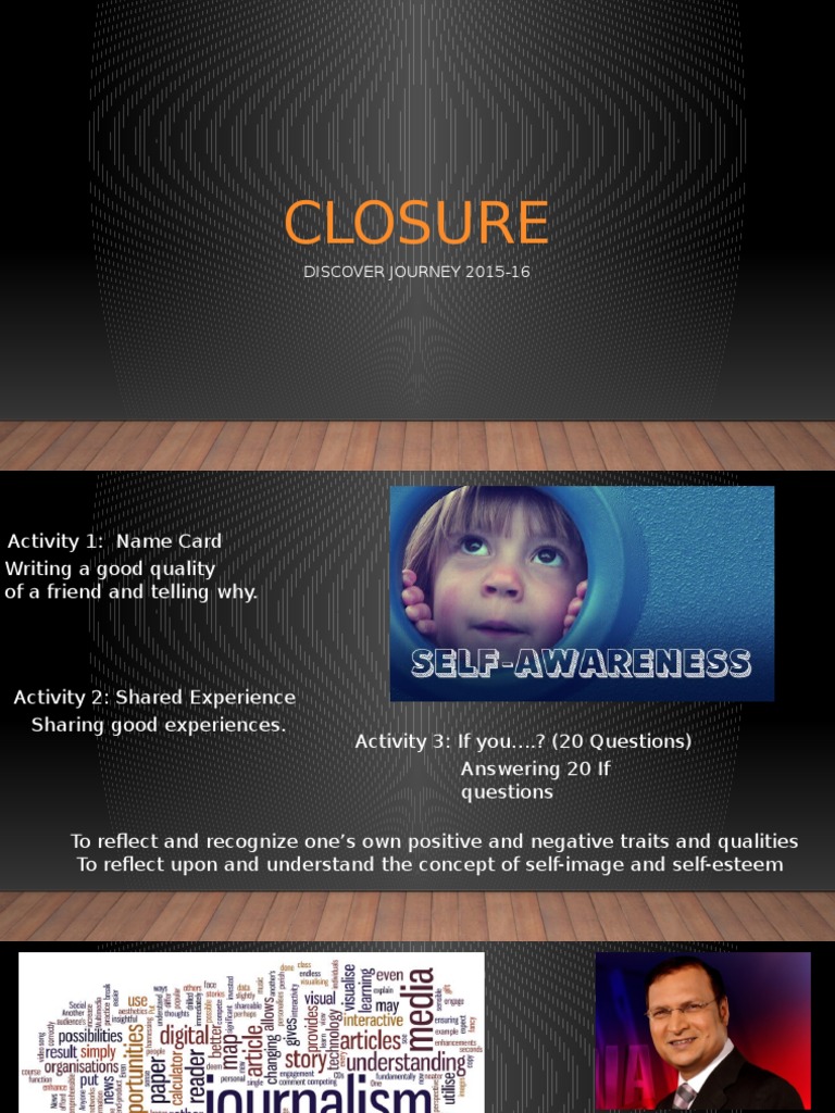 Closure: Discover Journey 2015-16 | PDF | Educational Psychology ...