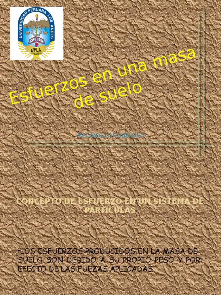 Documents - Tips Esfuerzos en Una Masa de Suelo | PDF | Suelo | Elasticidad (Física)