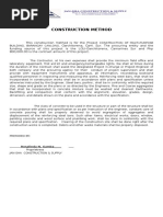 Construction Methodology for School Building | PDF | Framing ...