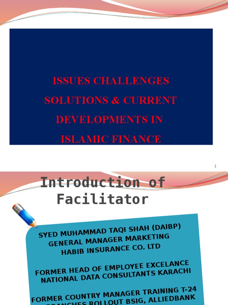 Challenges and Solutions in Islamic Finance | PDF | Islamic Banking And ...