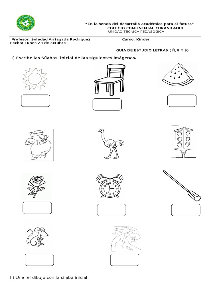 Guia Letra r