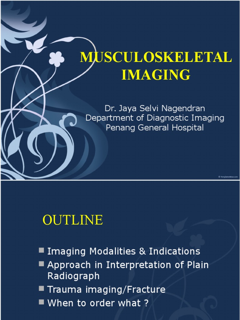 Musculoskeletal Imaging 2015 | PDF | Medical Imaging | Musculoskeletal ...