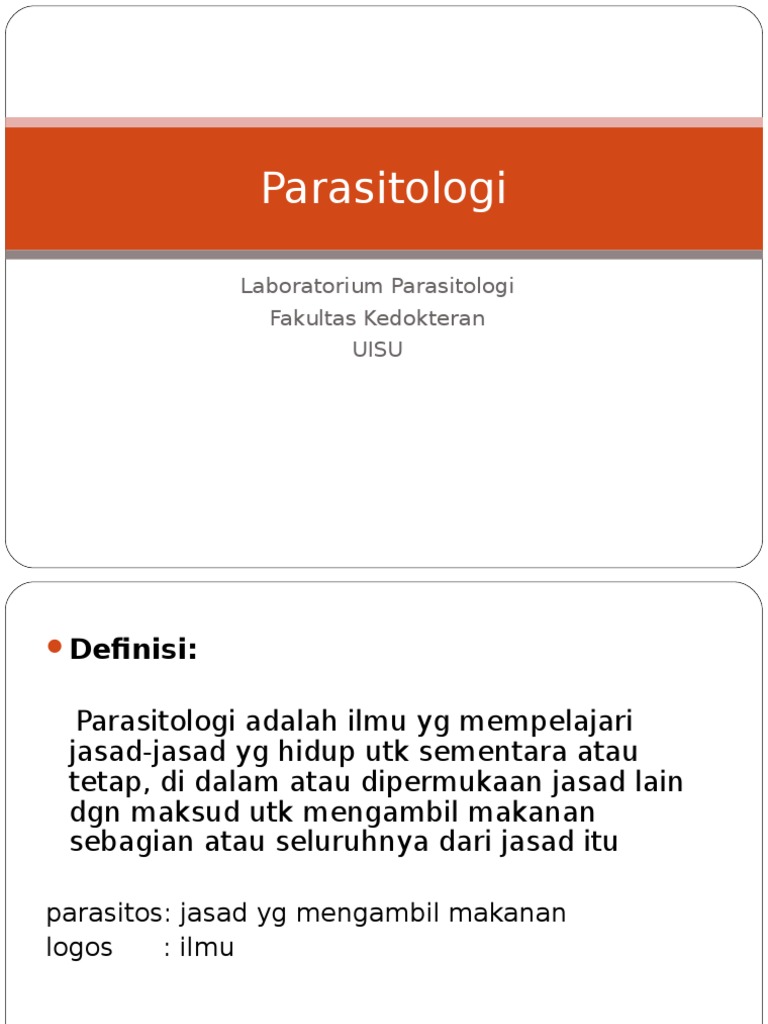 Parasitologi | PDF