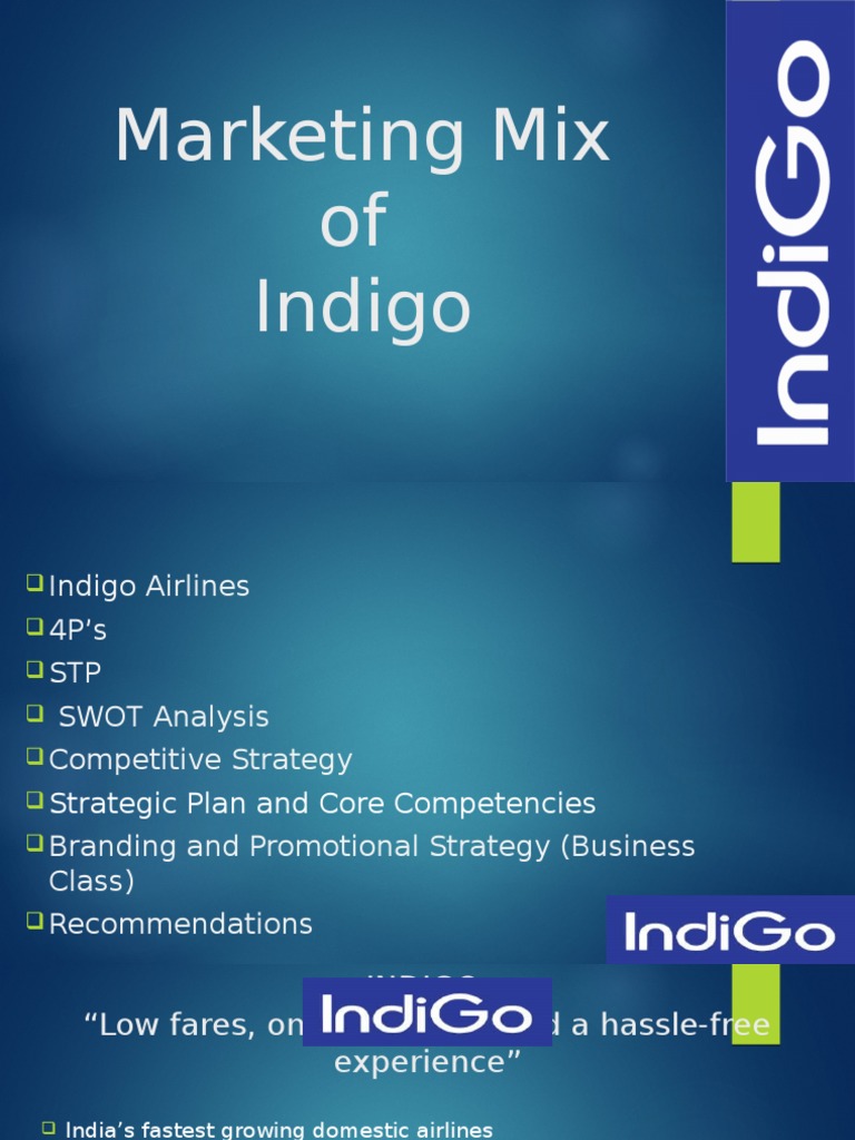 Marketing Project Indigo | PDF | Airlines | Advertising