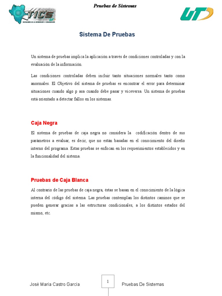Prueba de Sistemas | PDF | Integral | Conocimiento