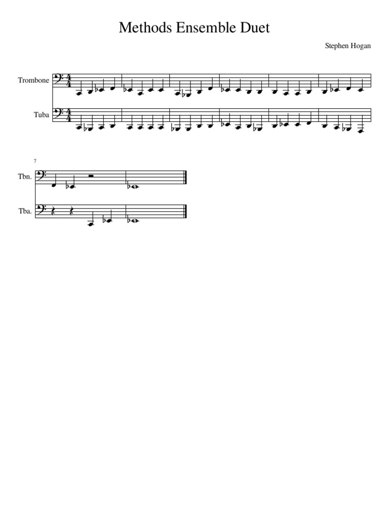 Methods Ensemble Duet | PDF