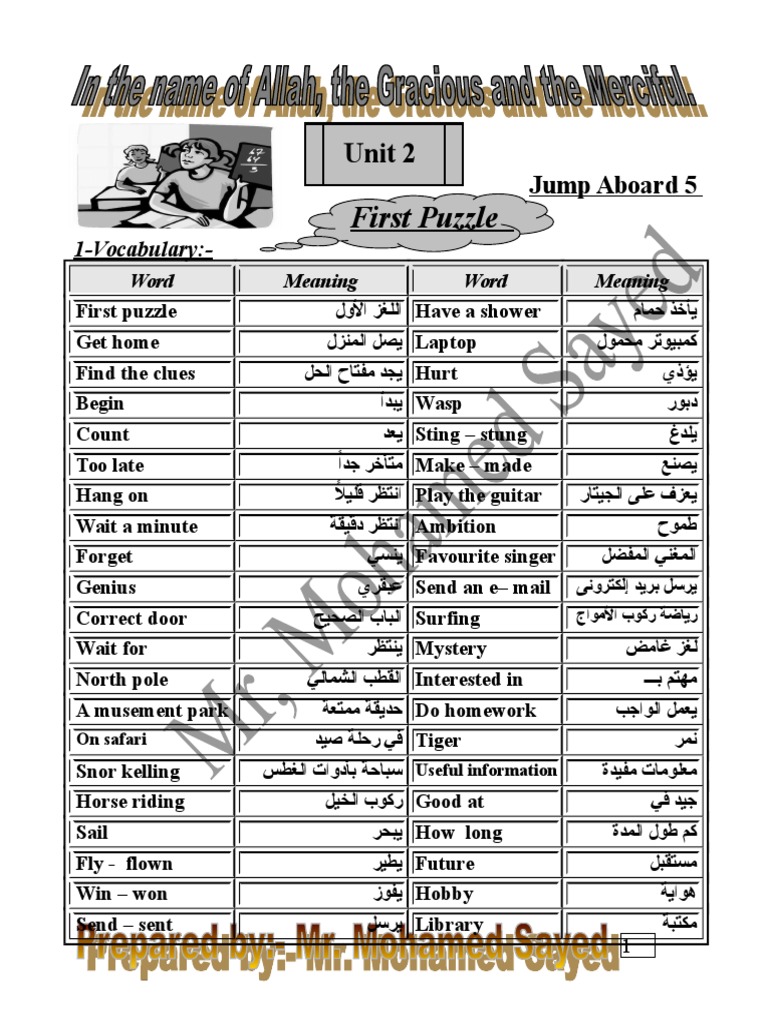 Jump Aboard 5 Unit 2 | PDF | Linguistic Morphology | Style (Fiction)