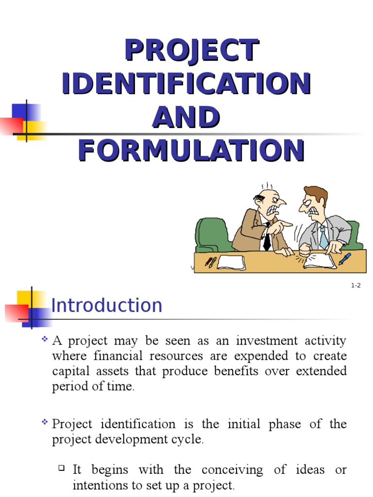 Project Identification and Formulation | PDF | Moving Average | Forecasting