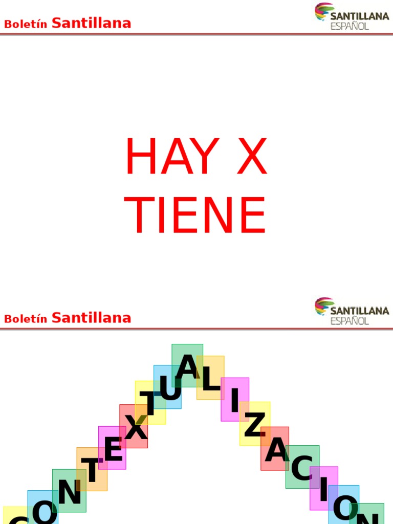 Verbos Hay X Tiene | PDF