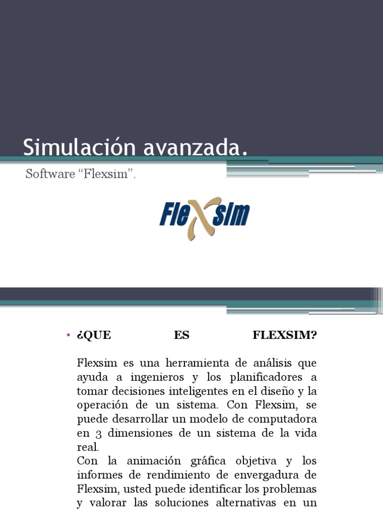 Simulador Flexin | PDF | Simulación | Software
