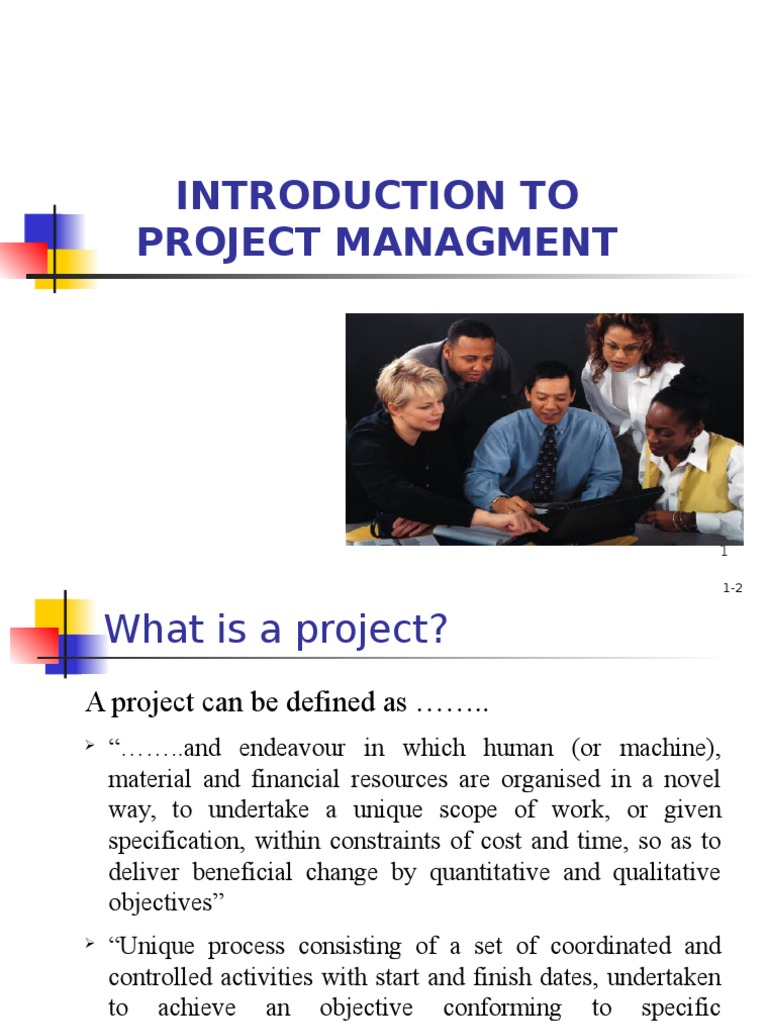 PM Unit I | PDF | Project Management | Risk