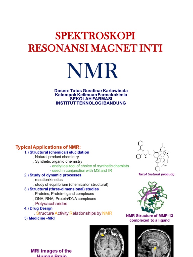 Spektroskopi NMR | PDF