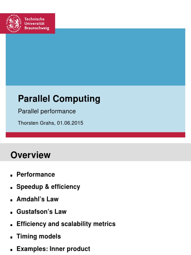 Pc7 Performance | PDF | Parallel Computing | Scalability