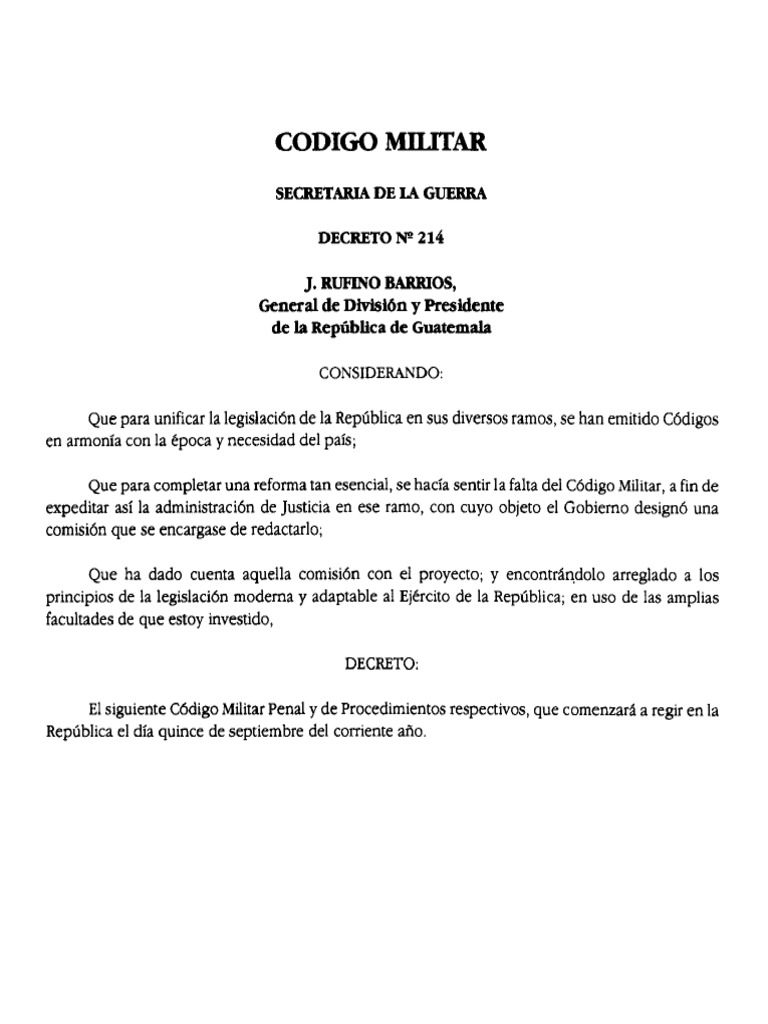 Codigo Militar PDF | PDF