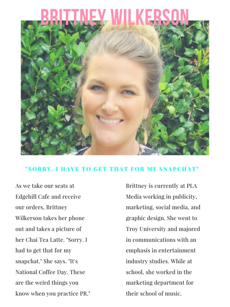 Mary Katelyn Price - PRL Interview Project | PDF | Public Relations ...