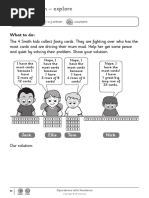 Division Task Cards For Breaking Down Numbers | PDF | Communication
