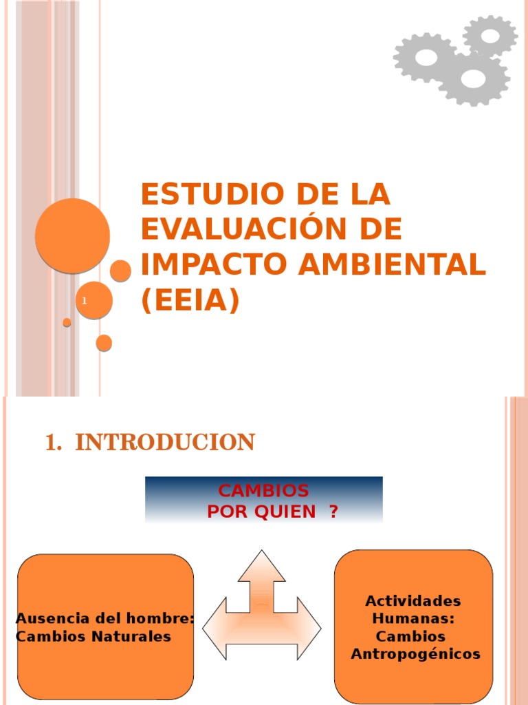Estudio de Impacto Ambiental (EIA) | PDF | Evaluación de impacto ...