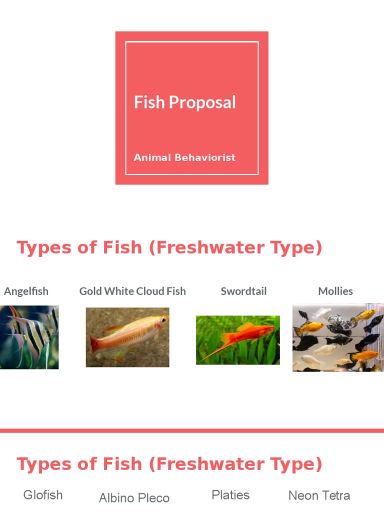 Fish Proposal | PDF | Spawn (Biology) | Egg