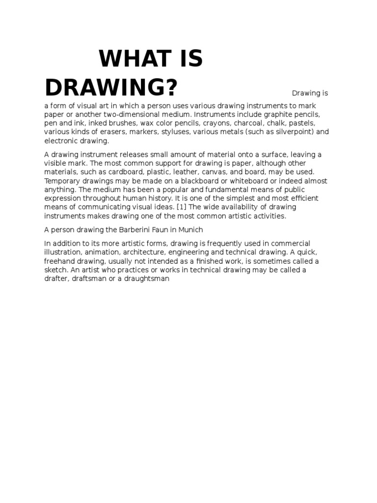 What Is Drawing Full | PDF | Drawing | Paintings