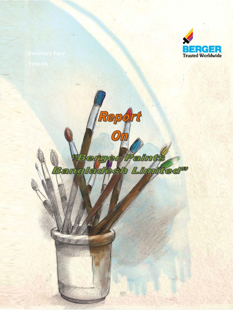 Report on Berger Paints Bangladesh Limited | Taxes | Bangladesh