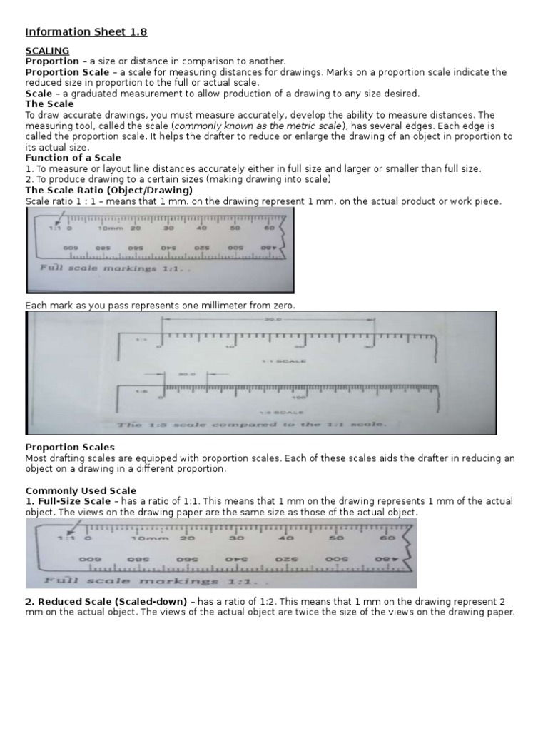 Information Sheet 1 | PDF | Technical Drawing | Teaching Mathematics